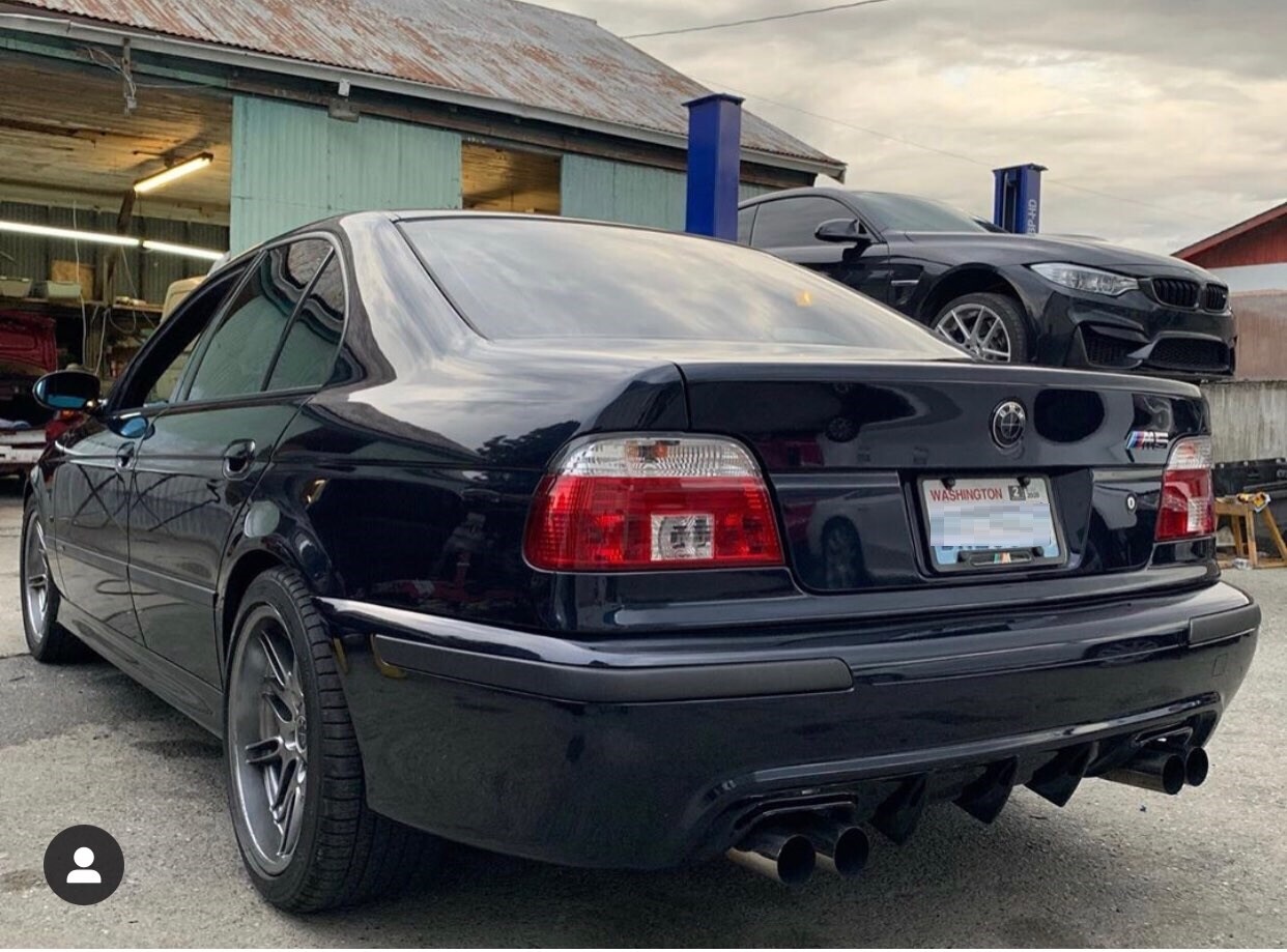 bmw e39 diffuser to rear m5 bumper lip splitter bumper lip | eBay