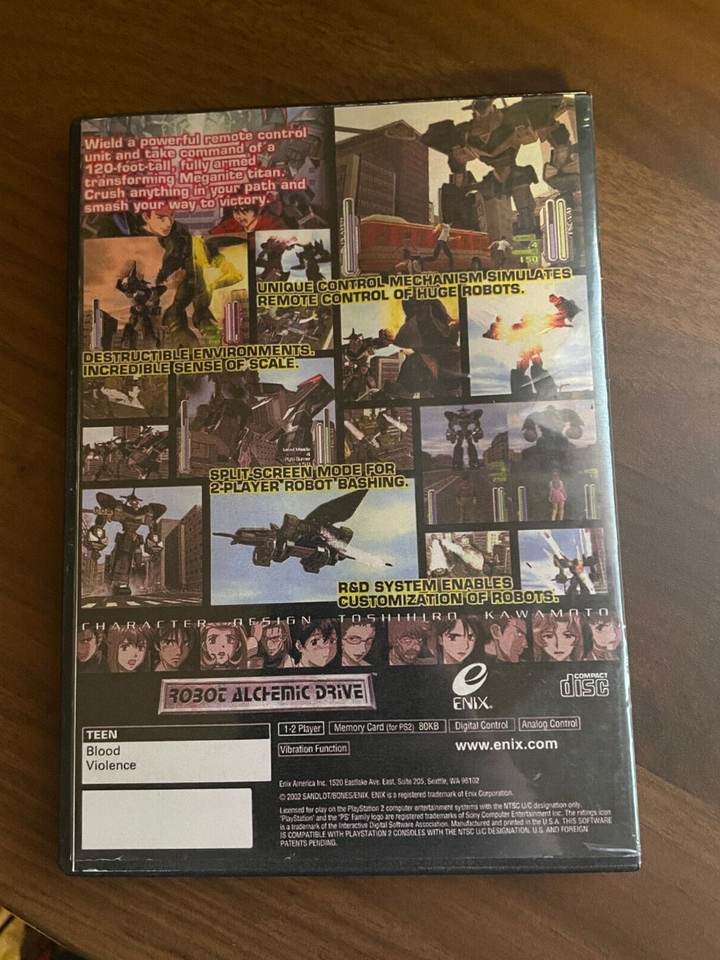 RAD: Robot Alchemic Drive (Sony PlayStation 2, 2002) Game & Case PS2 ...