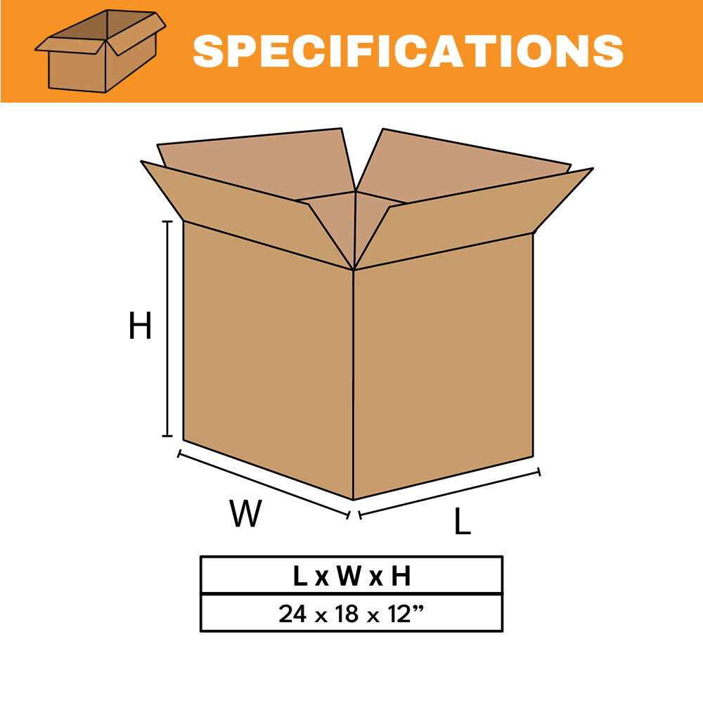 10x 24x18x12 Double Wall Shipping Boxes for Extra Protection | eBay