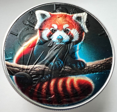 Red Panda - American Silver Eagle 1oz .999 Limited Edition Silver ...