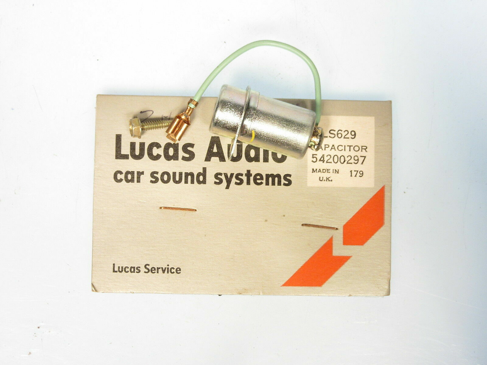 NOS Original Lucas Car Audio Capacitor 5420 0297 | eBay