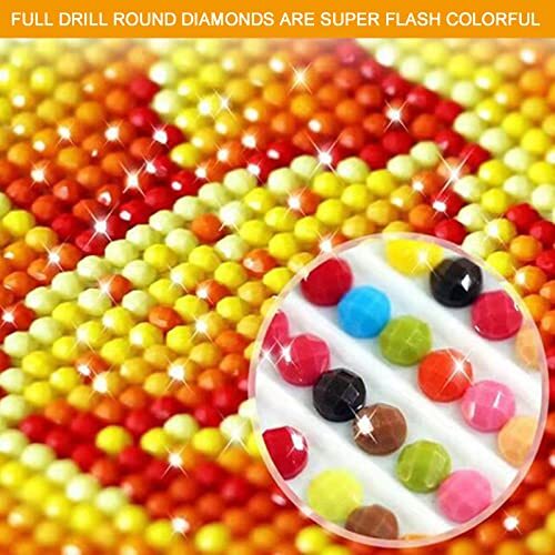 5D Diamond Art Painting Kits for Adults Colorful Beach Stones Full ...