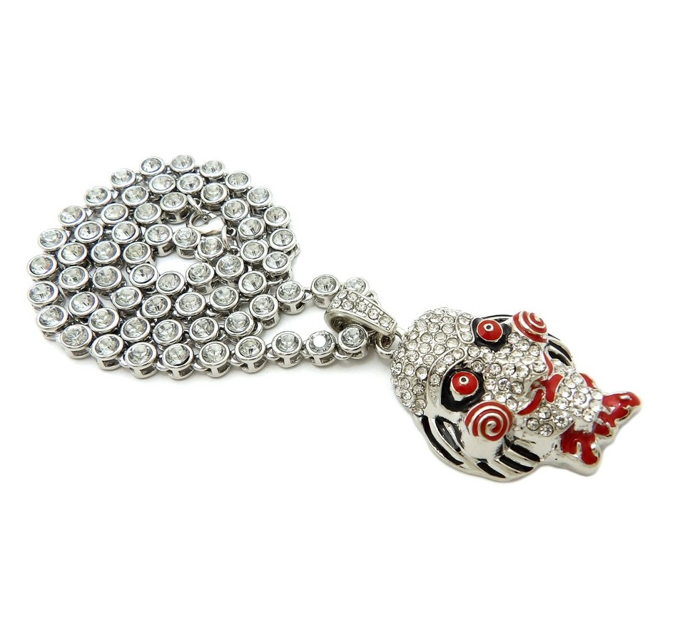 New Saw JigSaw Pendant & 5mm 18"/20" Tennis Chain Necklace RC3608 | eBay