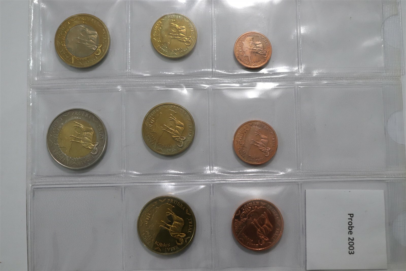 CYPRUS 2003 FANTASY EURO PATTERN COIN SET B36 #55 – Antique Coins World