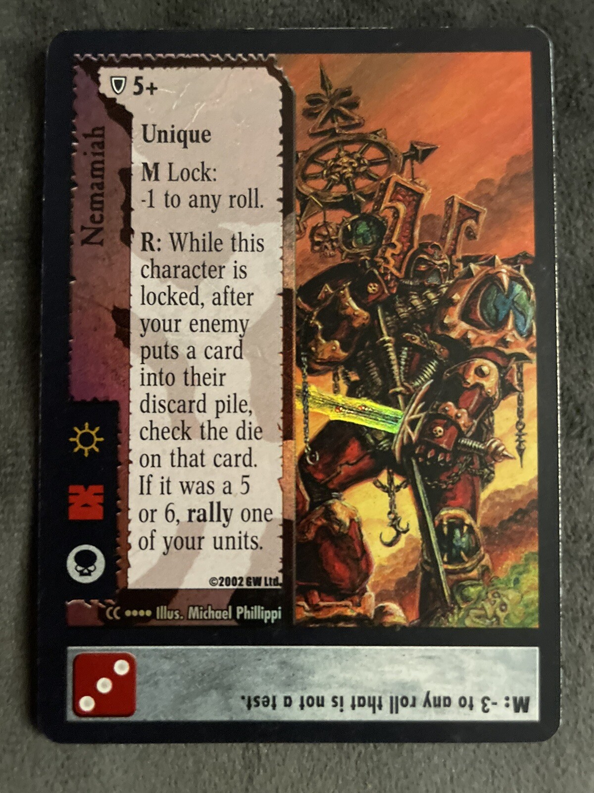 Warhammer 40k Collectable Card Game Ultra Rare Nemamiah | eBay