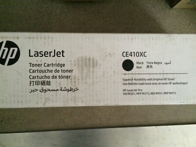 HP Genuine 305X CE410XC BLACK High Yield Toner M451 M475 M351 M375 ...