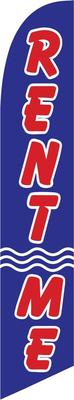 Rent Me 12ft Feather Banner Swooper Flag - FLAG ONLY | eBay