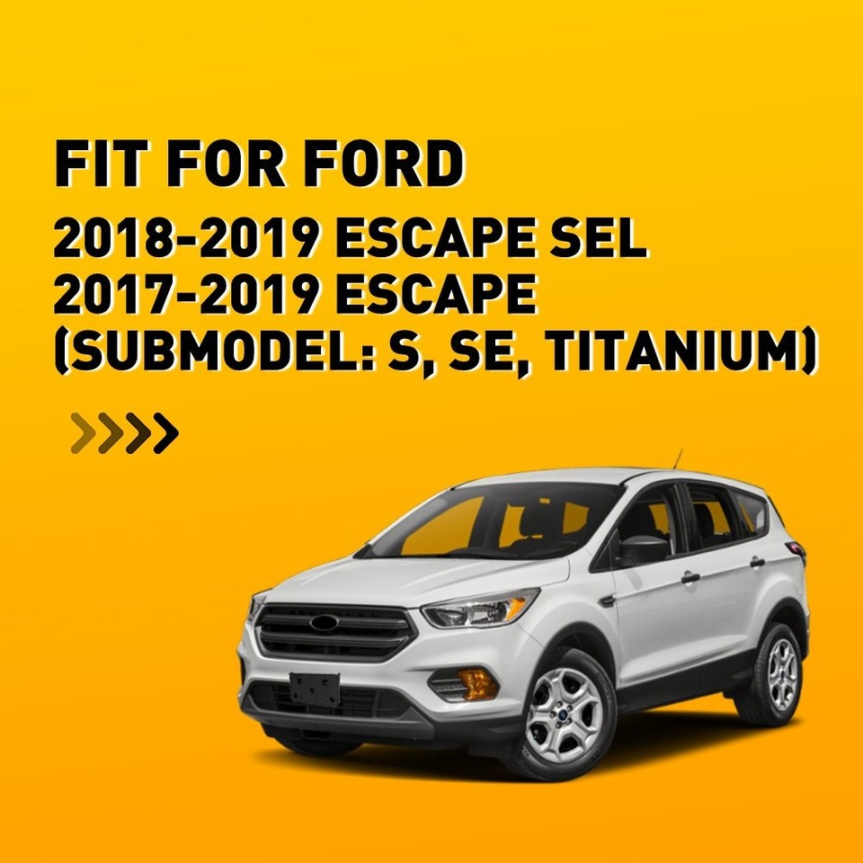 FO1068160 For 2017-2019 Ford Escape S SE Titanium Front License Plate ...