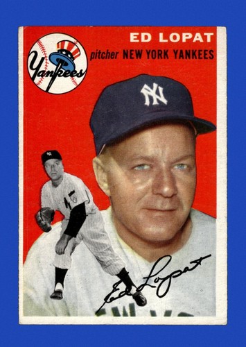 1954 Topps Set-Break # 5 Ed Lopat EX-EXMINT *GMCARDS* | eBay