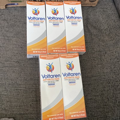Lot 5 Volteran Arthritis Pain Relief Inflamation Gel 1.76 oz Exp 10/ ...