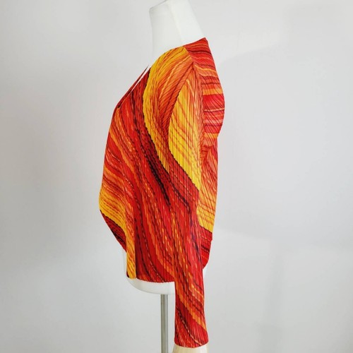 Used Issey Miyake Pleats Please Gradient Cardigan Cut And Sew Tops Size ...