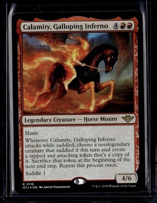 Calamity, Galloping Inferno - 116 - Foil - OTJJ - NM - MTG Magic the ...