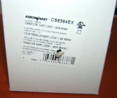 COOPER CONNECTOR HART-LOCK NON-NEMA 3P 4-WIRE 50A 125/250V CAT ...