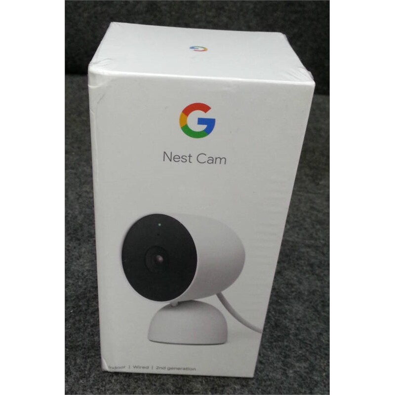 Google GA01998-US Nest Cam Indoor Wired Camera 1080p 2nd Gen Snow | eBay
