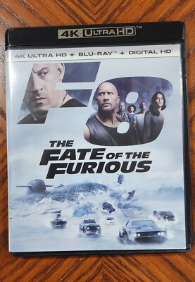 Fast 8 - The Fate of the Furious 4K Ultra HD The Rock Fast Shipping ...
