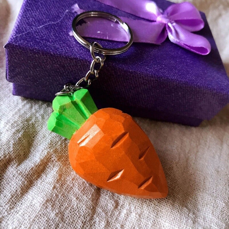 Carved Carrot Y2k Girl Heart Phone Trinket Keychain Handmade Pendant | eBay
