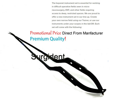 Kamiyama Micro Scissors Neurosurgery 18cm, Bayonet Handle Black | eBay