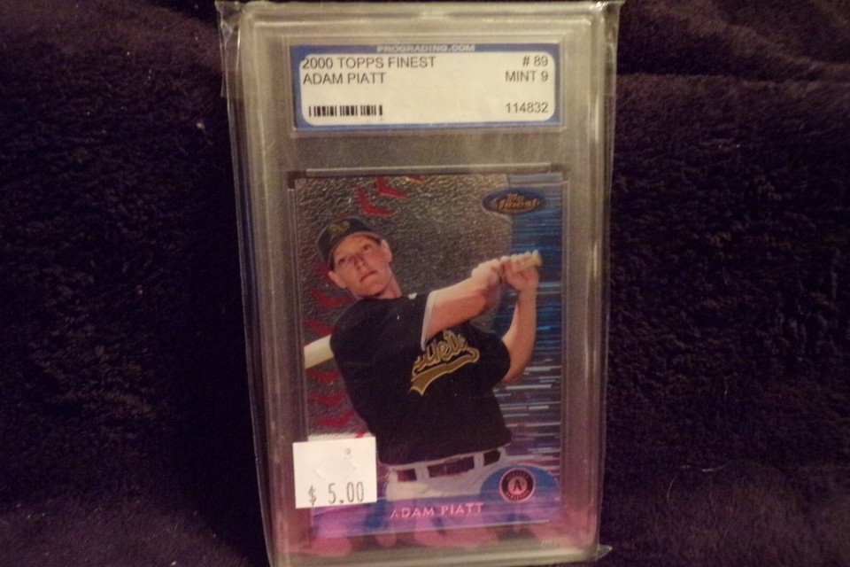 ADAM PIATT 2000 TOPPS FINEST ROOKIE CARD 89 MINT 9 | eBay