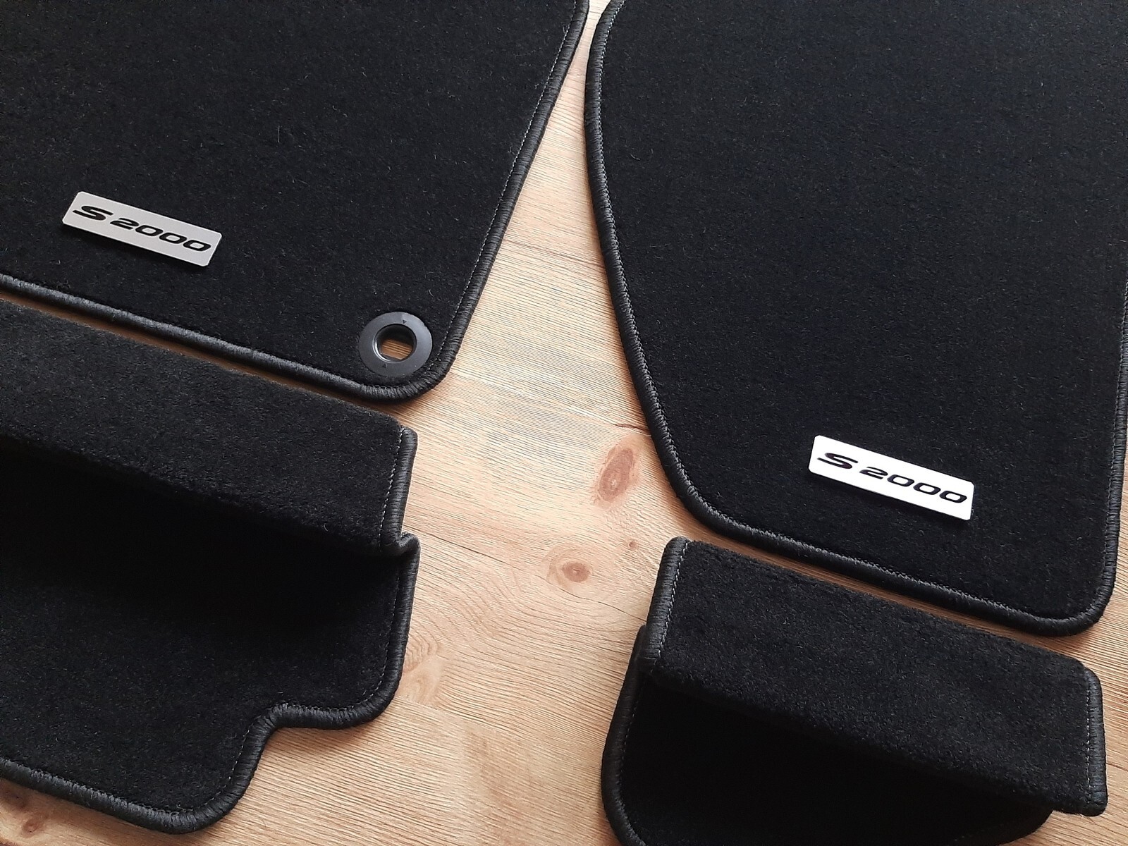 Rugs Honda S2000,AP1,AP2, set of 4 pieces, BLACK,thickness 10mm ...