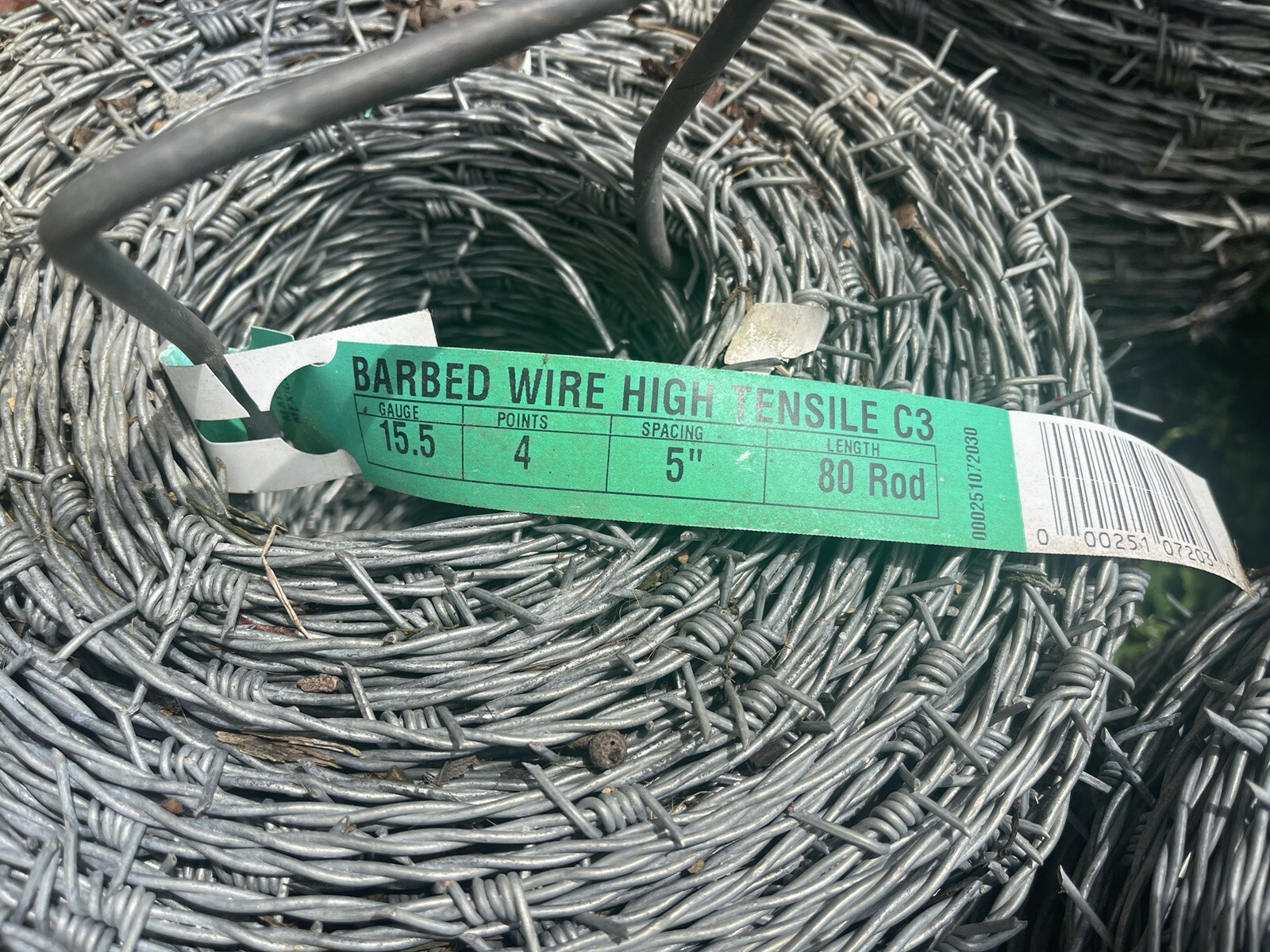 15.5 Gauge Barbed Wire High Tensile C3 | eBay