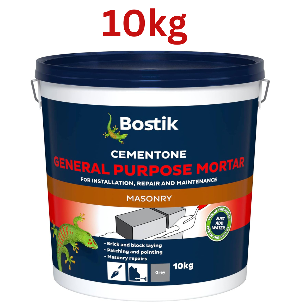 Bostik 30812809 Cementone Waterproof Rapid Setting Cement - 10kg for ...