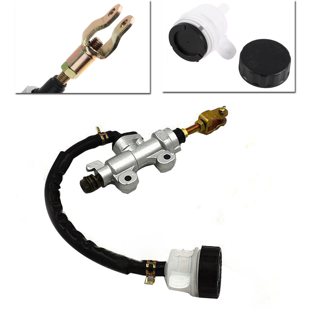 125-150cc Motor ATV Bike Quad Rear Foot Brake Master Cylinder W/ Fluid ...