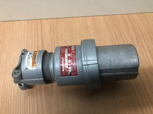 APPLETON ACP6034BC 60AMP POWERTITE PIN & SLEEVE PLUG 3W 4P 600VAC ...