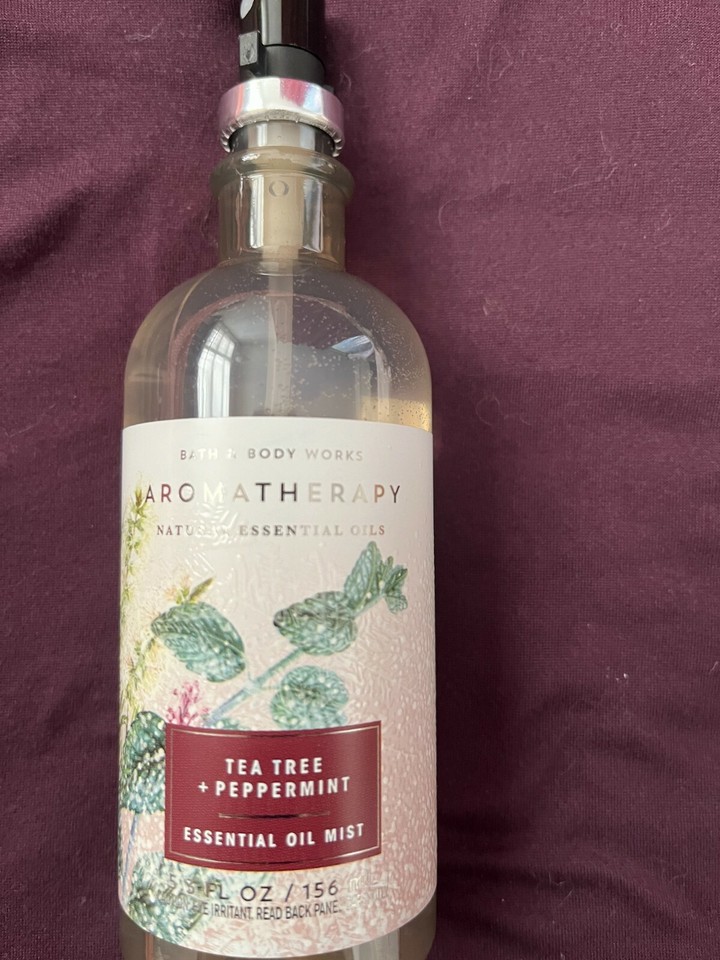Bath & Body Works Aromatherapy essential oils MIST TEA TREE +PEPPERMINT ...