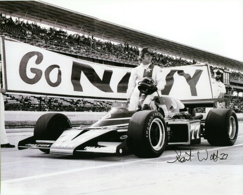 SALT WALTHER GO NAVY McLAREN AUTOGRAPHED 1977 INDY 500 8 X 10 PHOTO | eBay