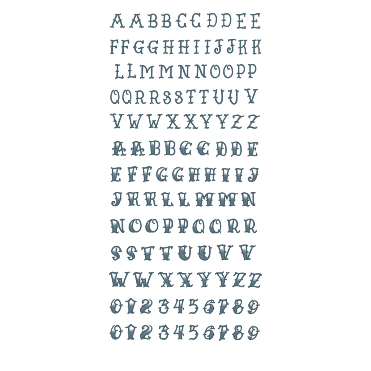 Traditional Knuckle Tattoo Font