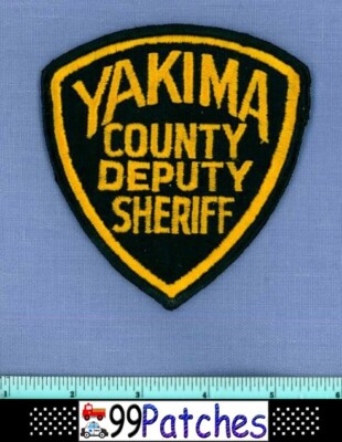 YAKIMA COUNTY DEPUTY SHERIFF (Old) WASHINGTON Police Patch CHEESECLOTH ...