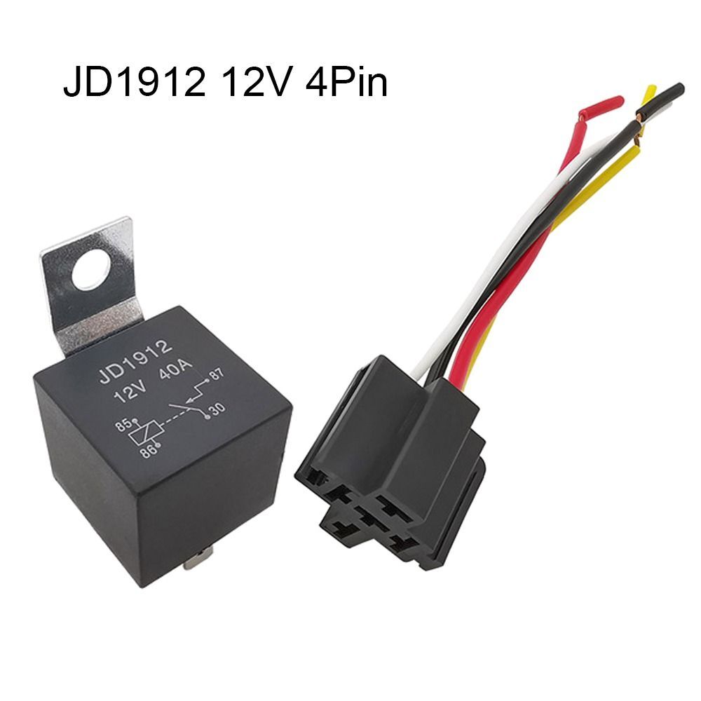 JD1914 JD2912 JD2914 12V 24V 40A 4Pin 5Pin 4P 5P Car Relay Automotive ...
