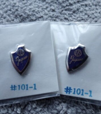 Set of 2 Vintage ~US Jaycees Lions Club Lapel Pin Silver Tone Blue ...