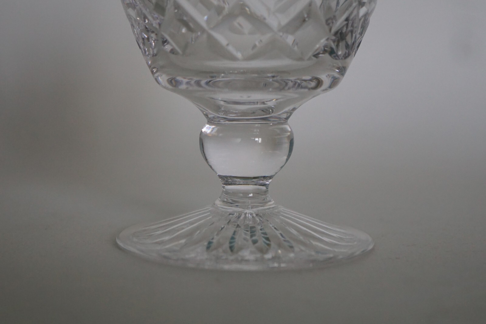 Stuart Crystal LUDLOW pattern Water Goblet or large Wine Glass | eBay UK