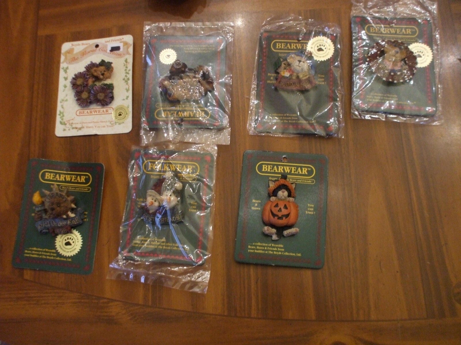 LOT OF 7 ASSORTED BOYD'S BEARWEAR PINS AND FOLKWARE PIN | eBay