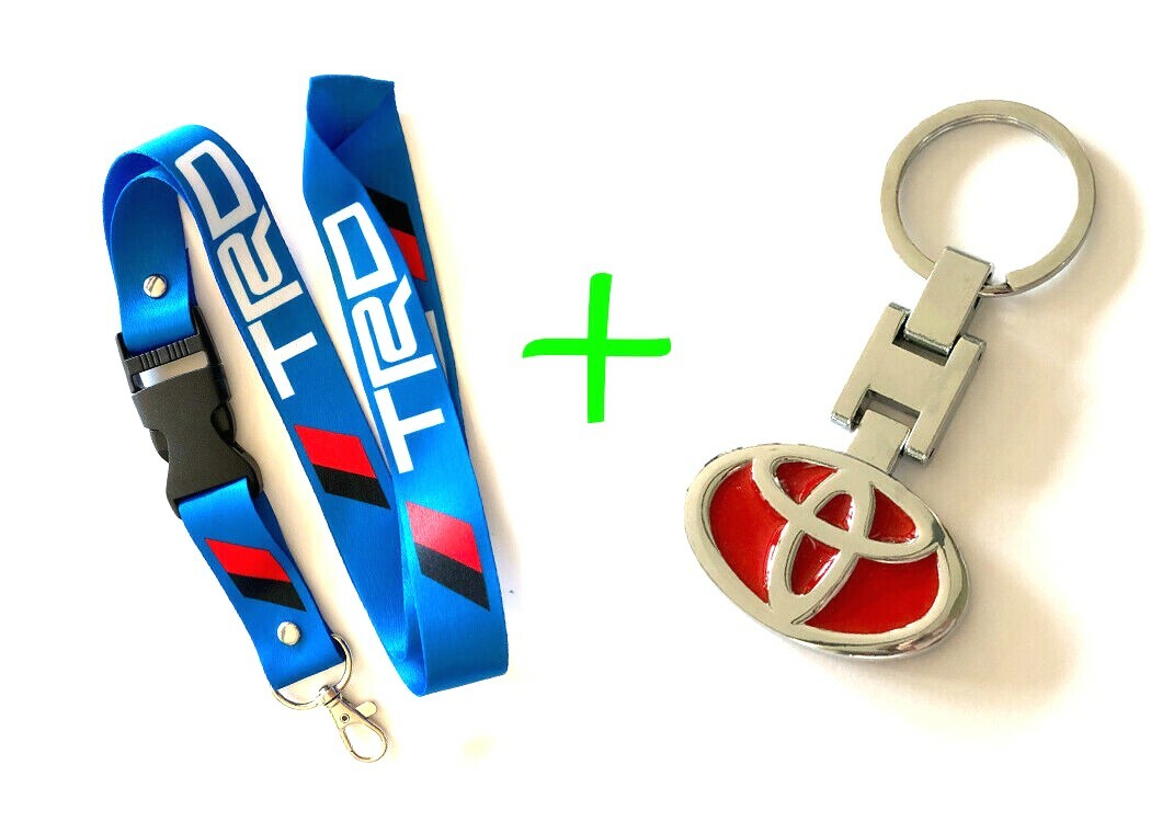 2 in 1 Combo Package Toyota TRD Lanyards and KeyChain Key Chain REDD | eBay