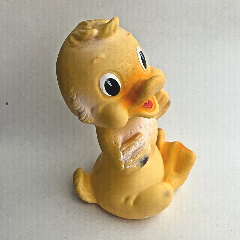 Vintage VTG Soviet Rubber Toy Doll Collectible Figurine Duck | eBay