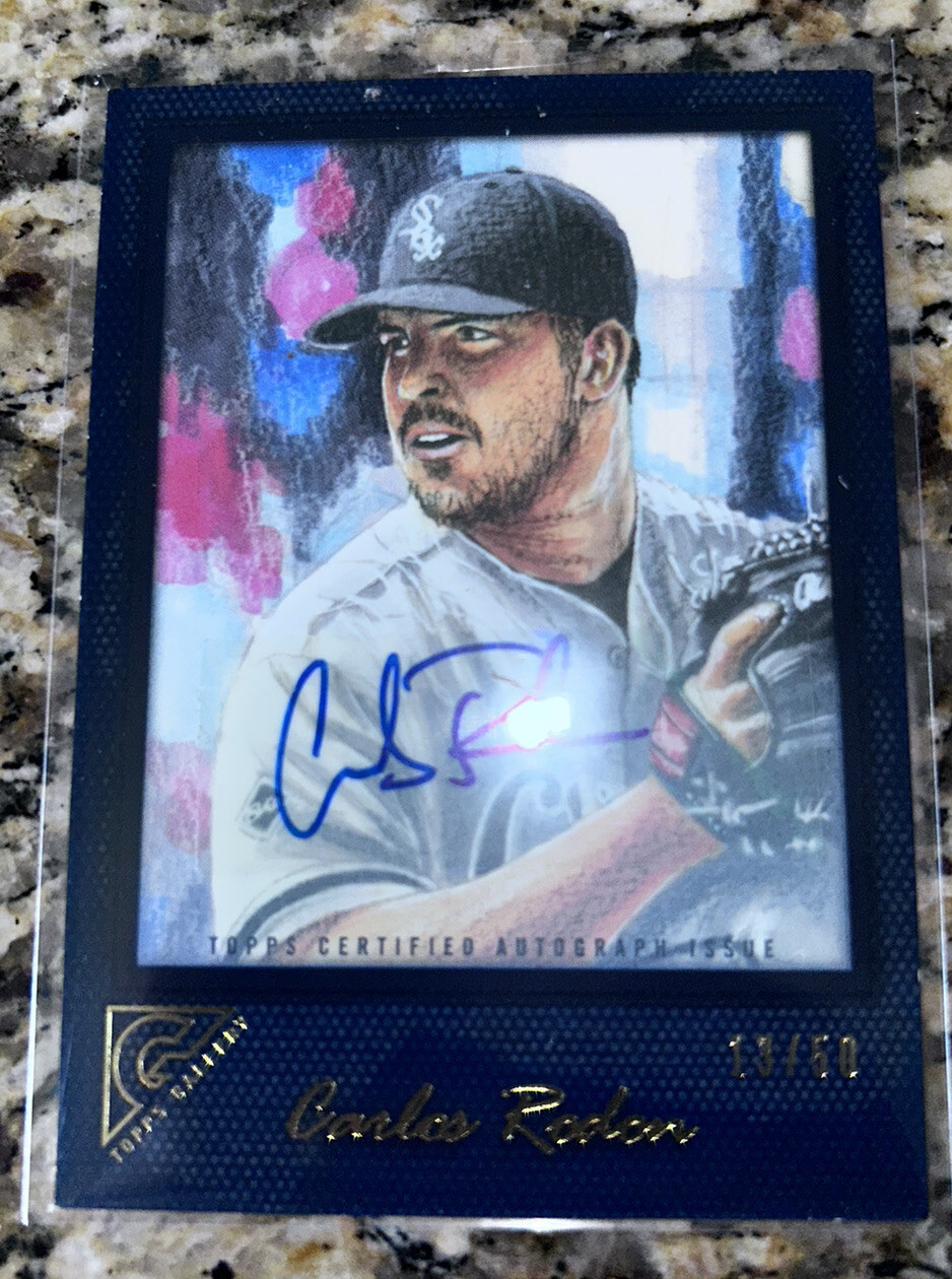 2017 Topps Gallery Carlos Rodon Chicago White Sox Autograph/50 | eBay