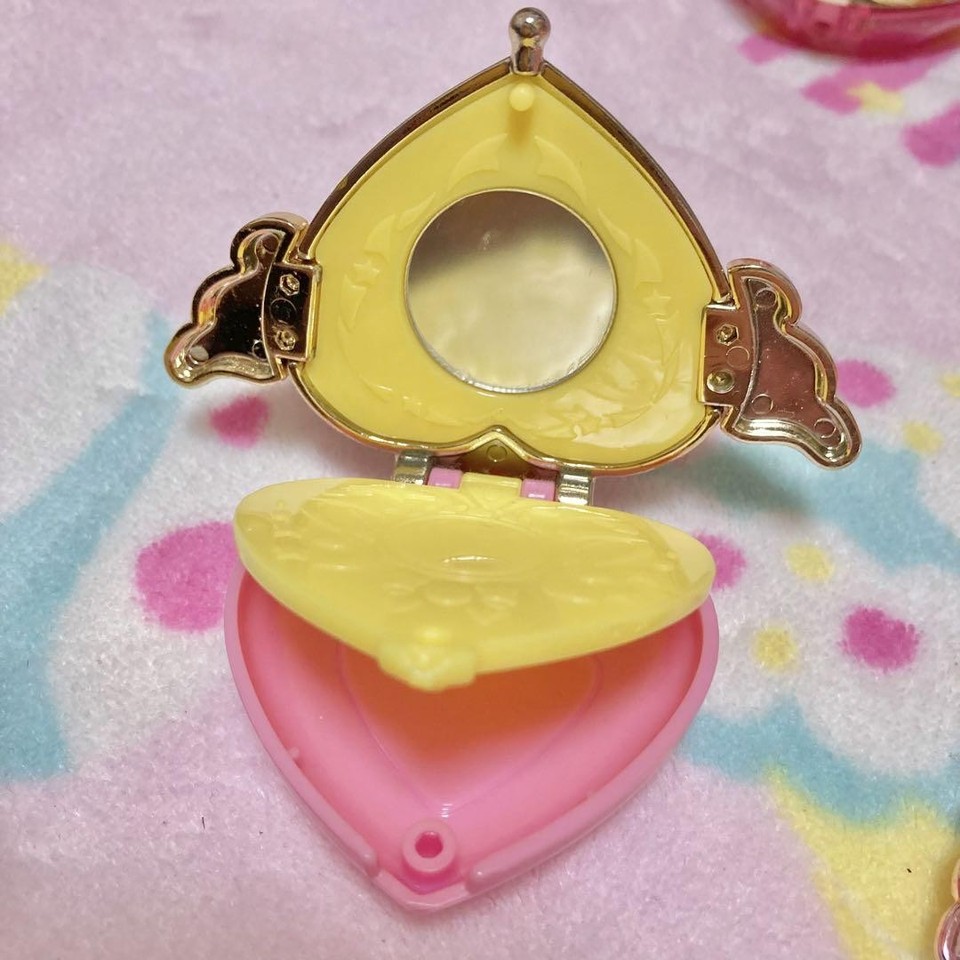 Magical Girl Toy Set 8 Items Pink Color Wand Compact Rare Japan Anime ...