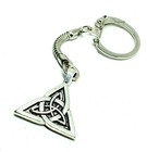 Triquetra Keyring Double Trinity Knot Celtic Charm Purse Keyring Gift Bag Charm | eBay