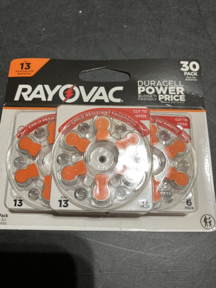 Rayovac Proline Advanced Hearing Aid Batteries | Size 13 (60 pack) exp ...