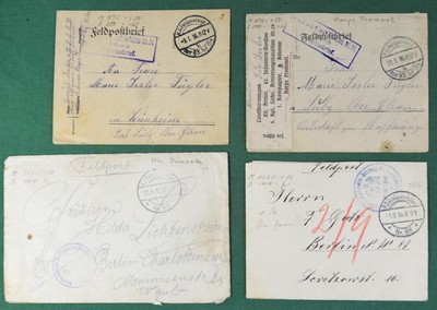 Germany 4 WW1 feldpost covers mixed (B124) | eBay UK