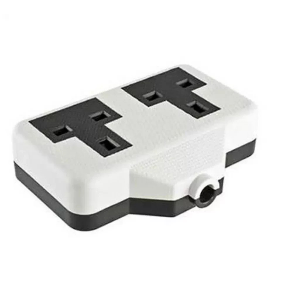 13 Amp 2 Gang Rubber Socket 13A Heavy Duty Mains Electrical | eBay UK