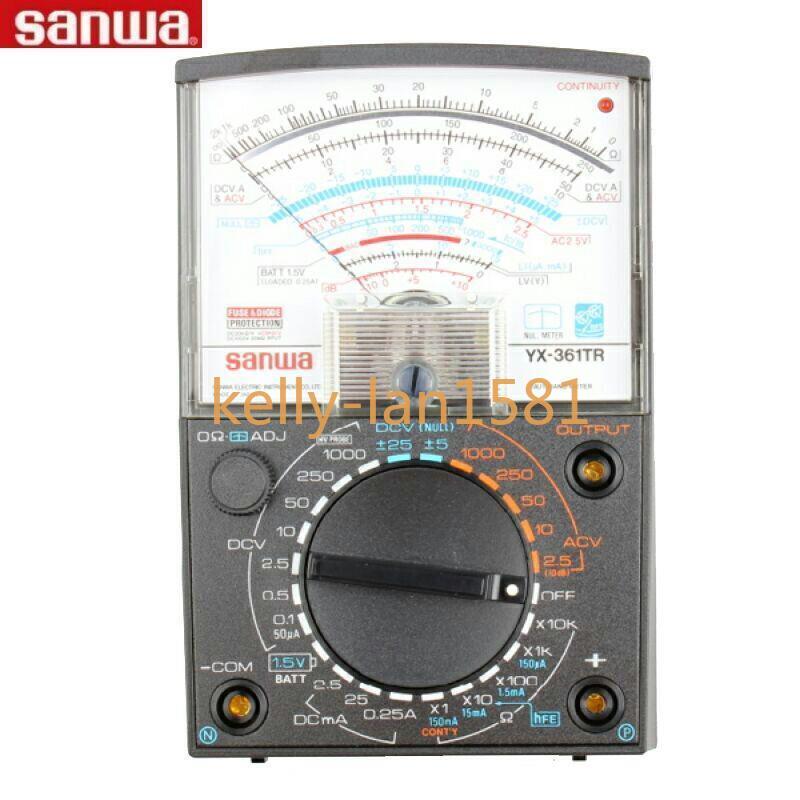 SANWA YX-361TR Analog Analogue Multitester Multimeter Wide Measurement ...
