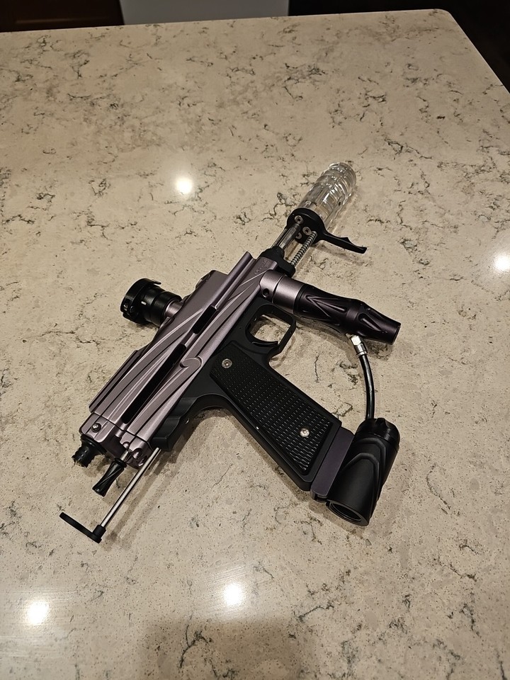 WGP Outkast Autococker Custom Pump Paintball Marker CP CCM ST 45 BLACK ...