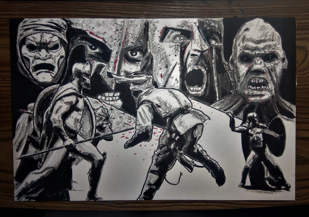 300 Movie Painting