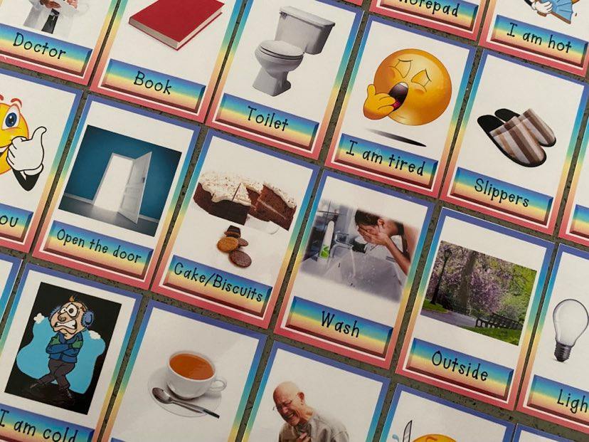 Adult Communication Cards - home use/care home - dementia -elderly-non ...