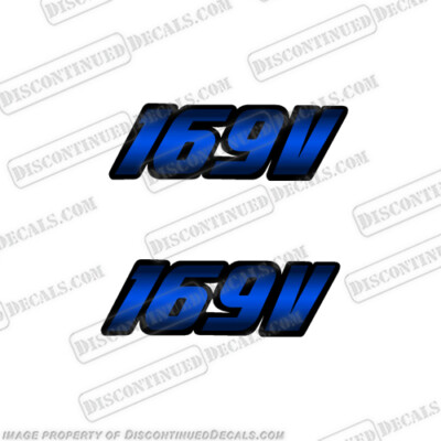 Fits Stratos Boats 169V Boat Logo Decal (Set of 2) - 80's V series 2.75 ...