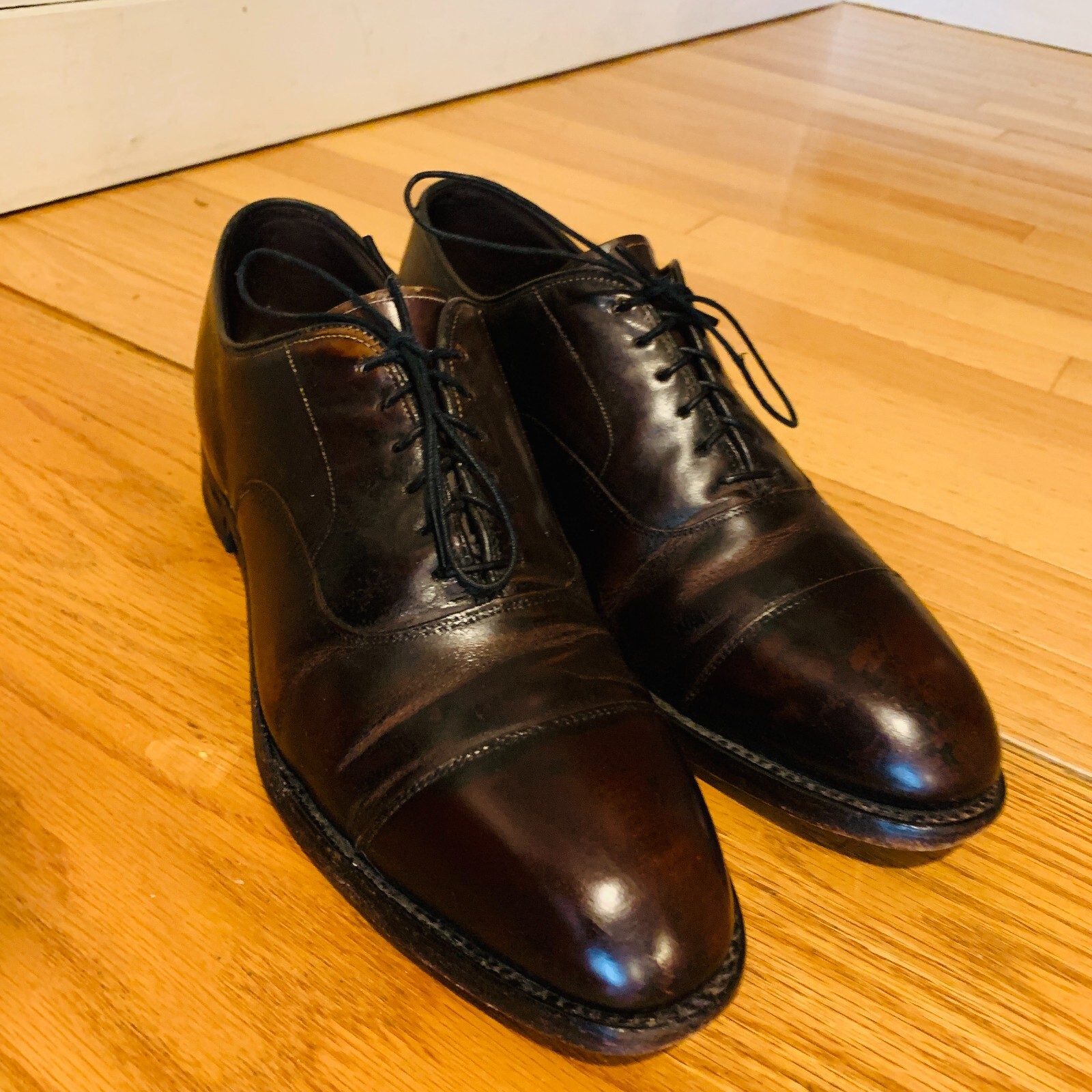 Johnston Murphy-Shell Cordovan Aristocraft 8.5 D - Gem
