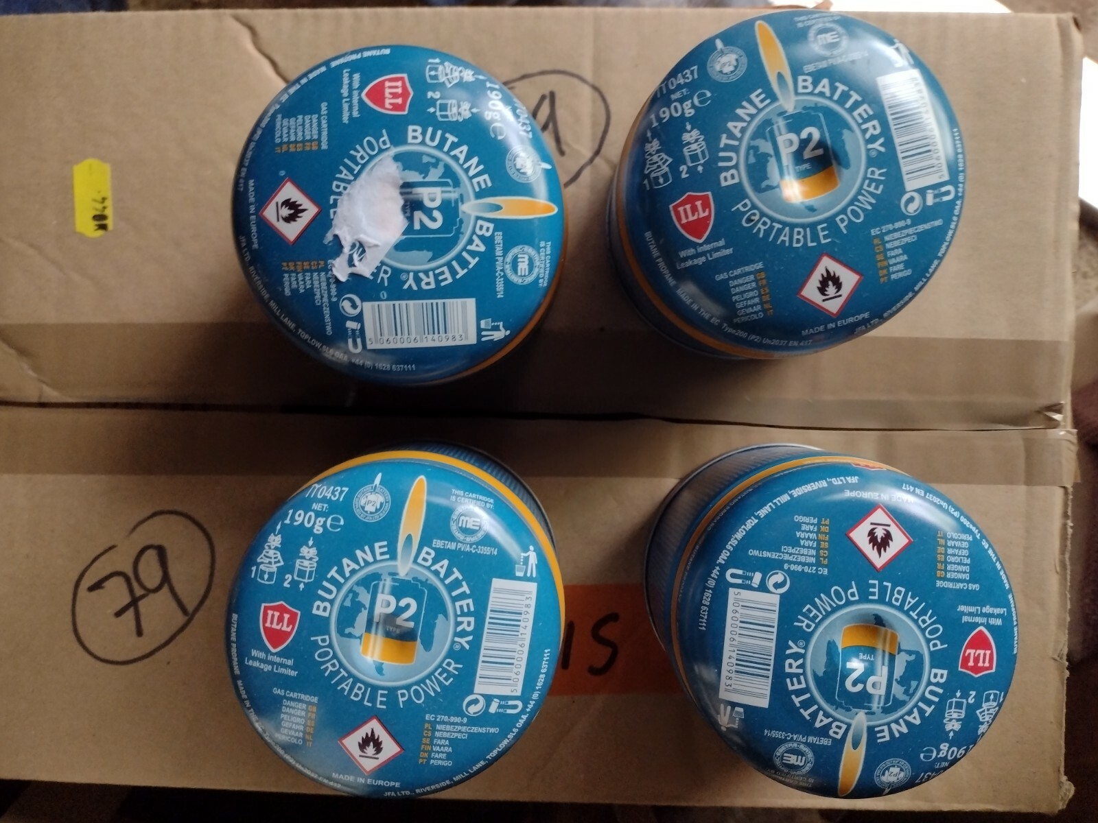 4 x NEW CAMPING GAS GAZ GAS P2 REFILLS PORTABLE POWER BATTERY | eBay UK